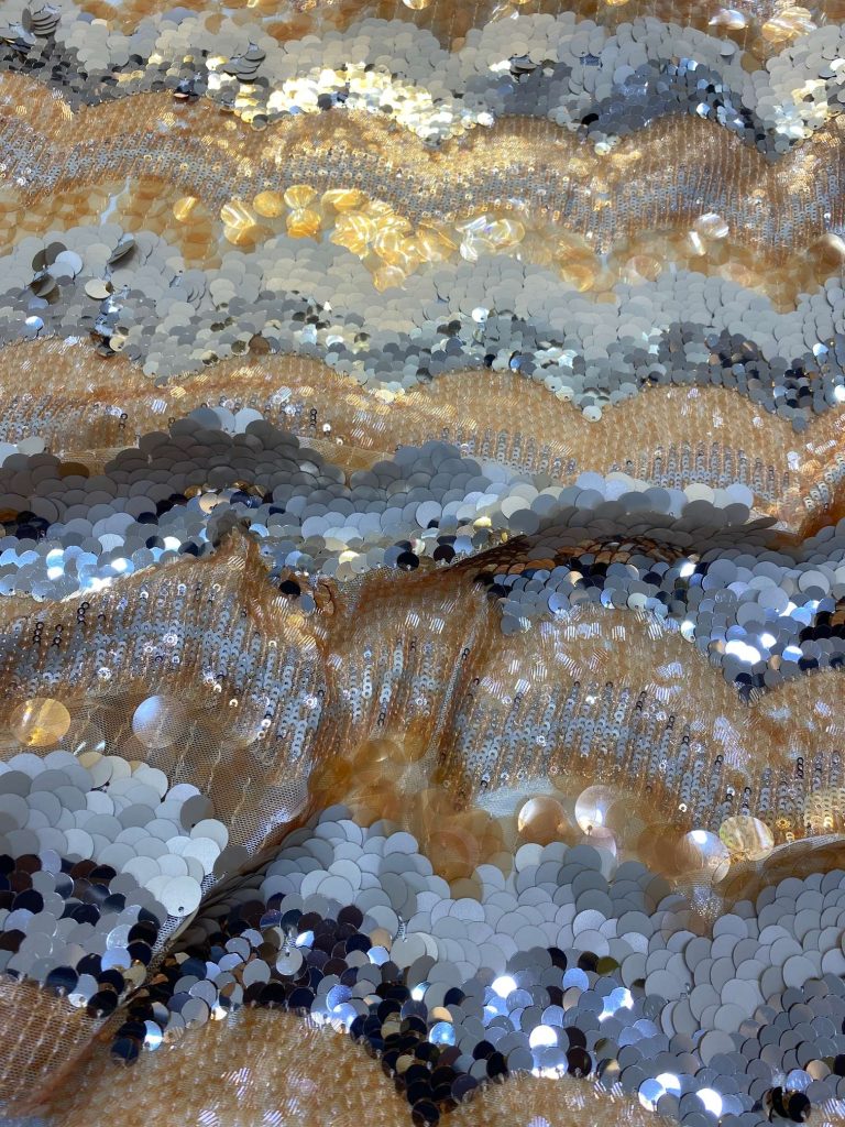 Miyasu Sequins Fabric Online | Ophir